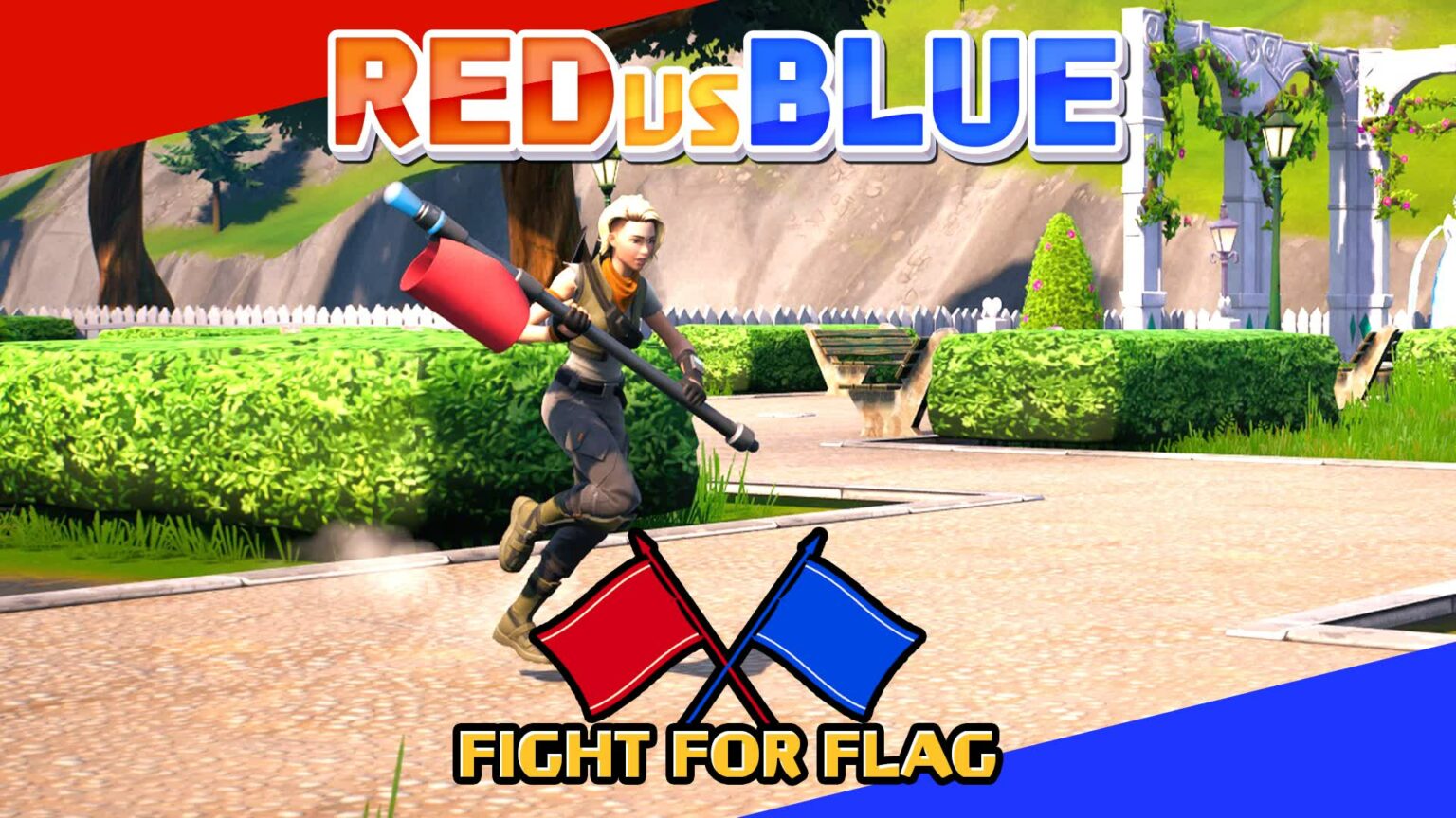 RED VS BLUE - FFF [ amazing_fn ] – Fortnite Creative Map Code