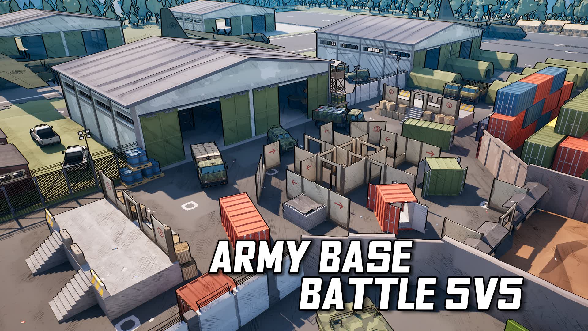Army Base Battle 5v5 TDM [ kozwiz ] – Fortnite Creative Map Code