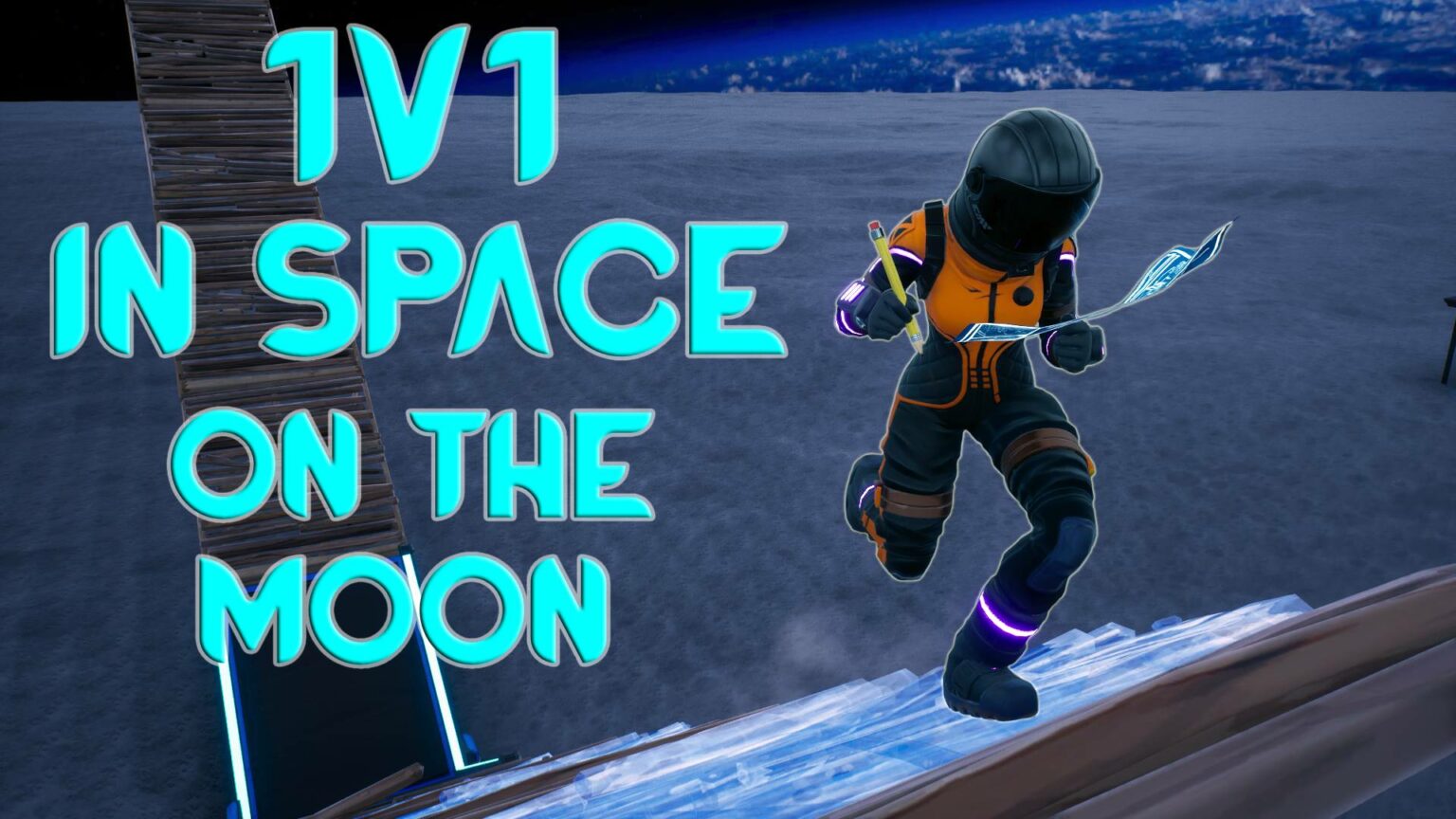 1V1 in space - On the Moon [ sandukul ] – Fortnite Creative Map Code