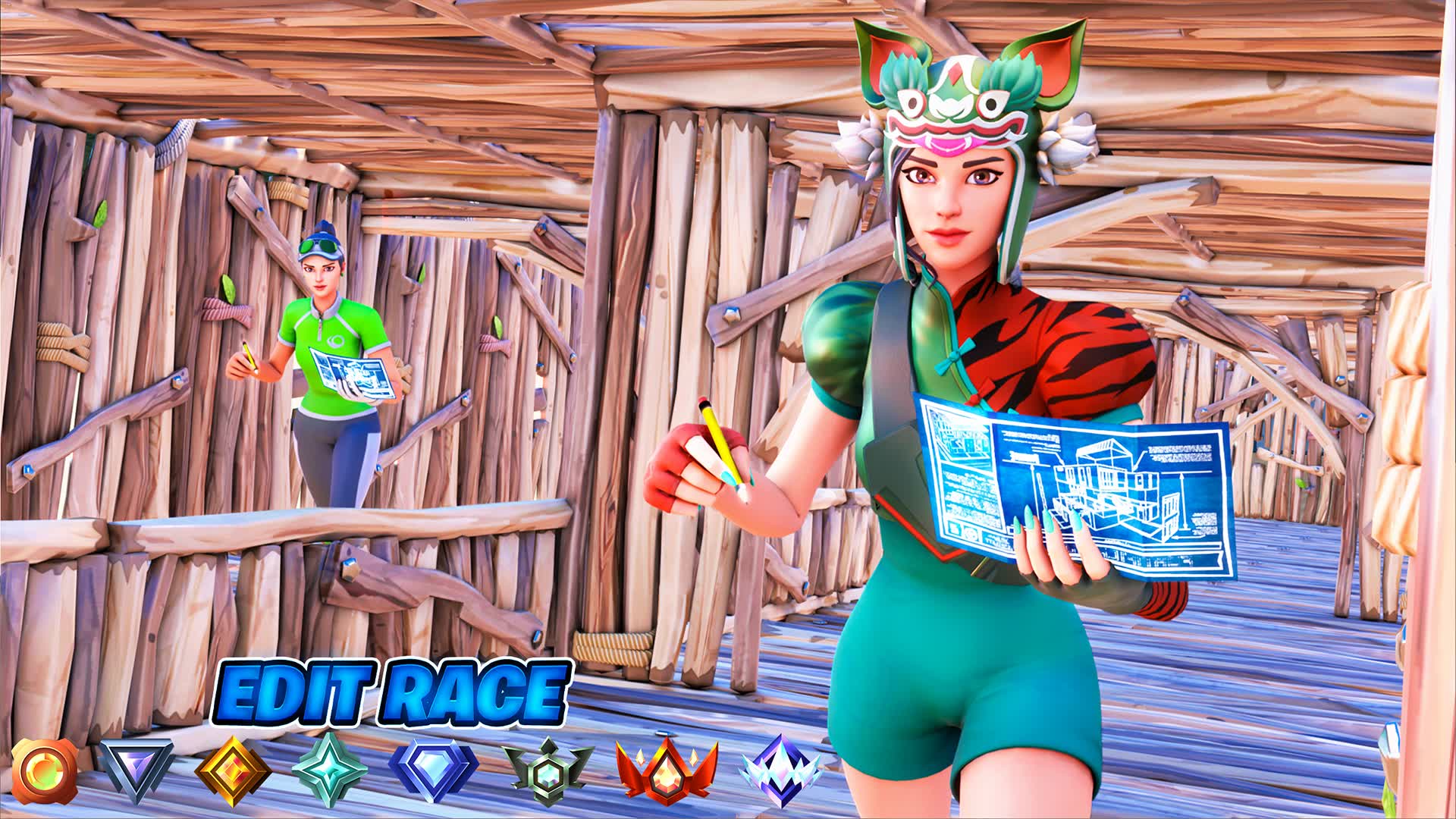 1v1 Ranked Edit Race🏁 [ kattunge04 ] – Fortnite Creative Map Code