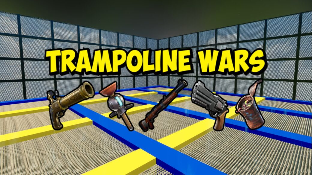 TRAMPOLINE WARS [ zaze ] – Fortnite Creative Map Code
