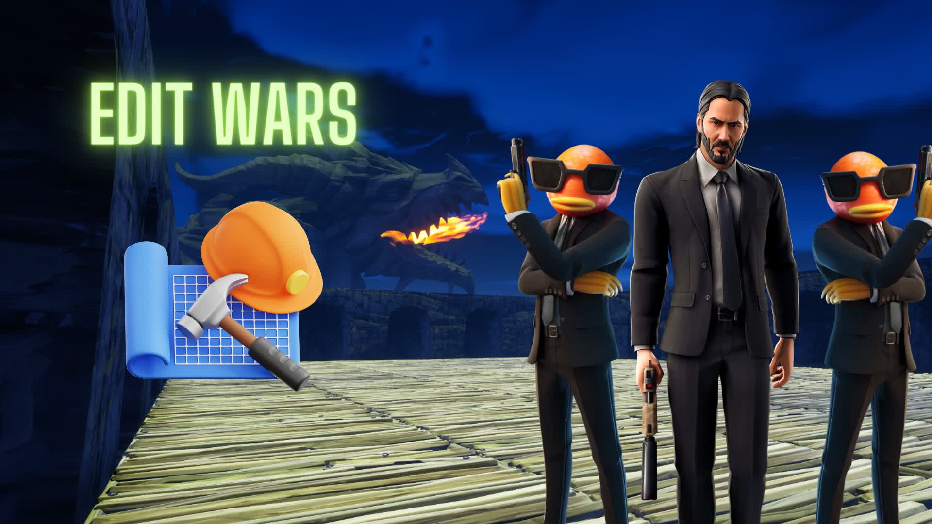 🌋🔥Edit Wars LAVA🔥🌋 [ jaegermade ] – Fortnite Creative Map Code