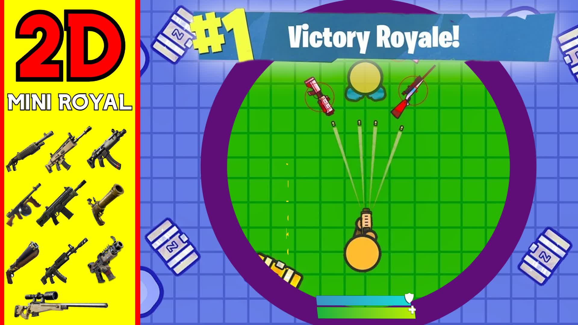 🕹️2D MINI ROYAL [ lowfacs ] – Fortnite Creative Map Code