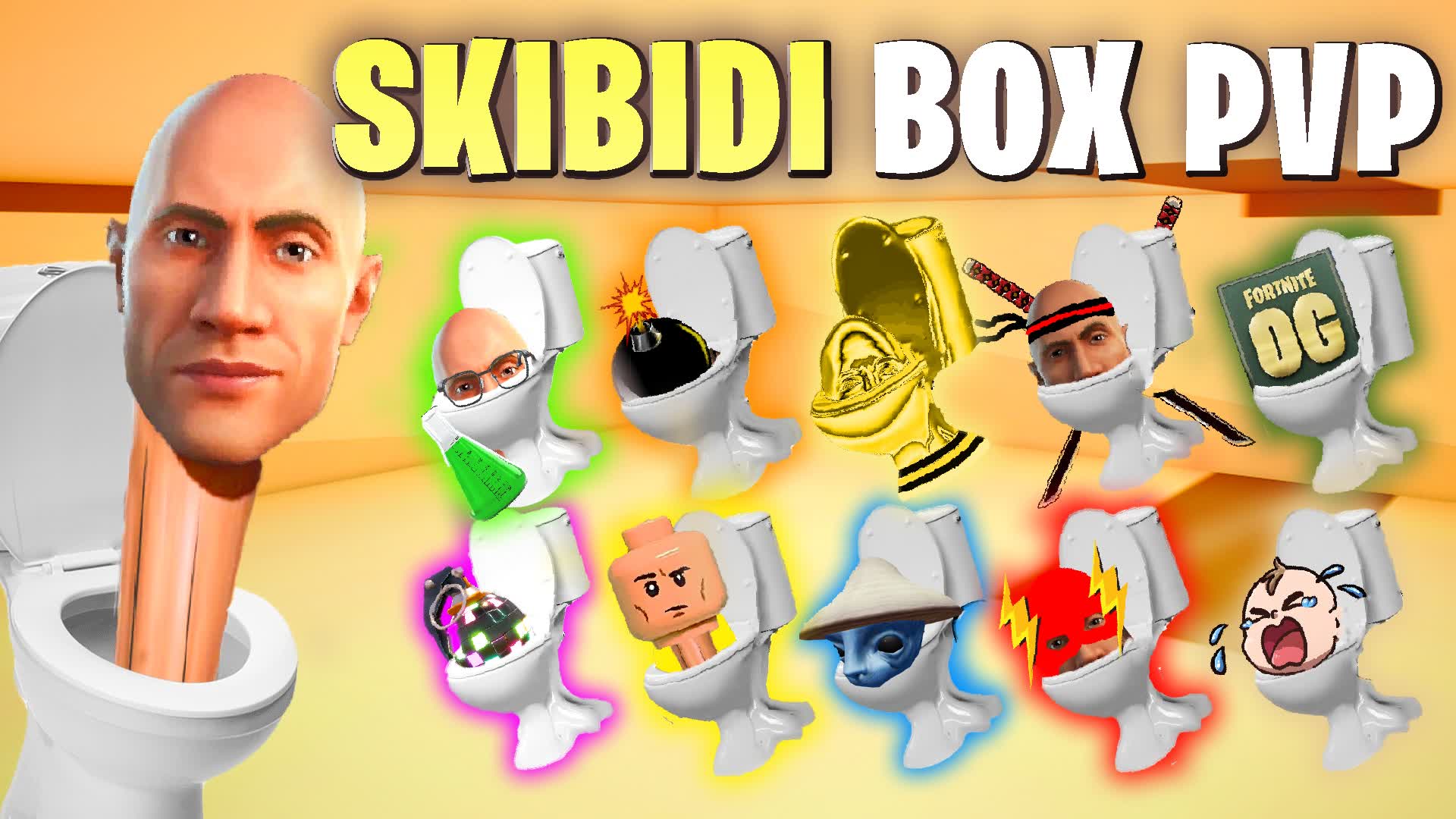 🚽SKIBIDI BOX PVP📦 [ bougre ] – Fortnite Creative Map Code