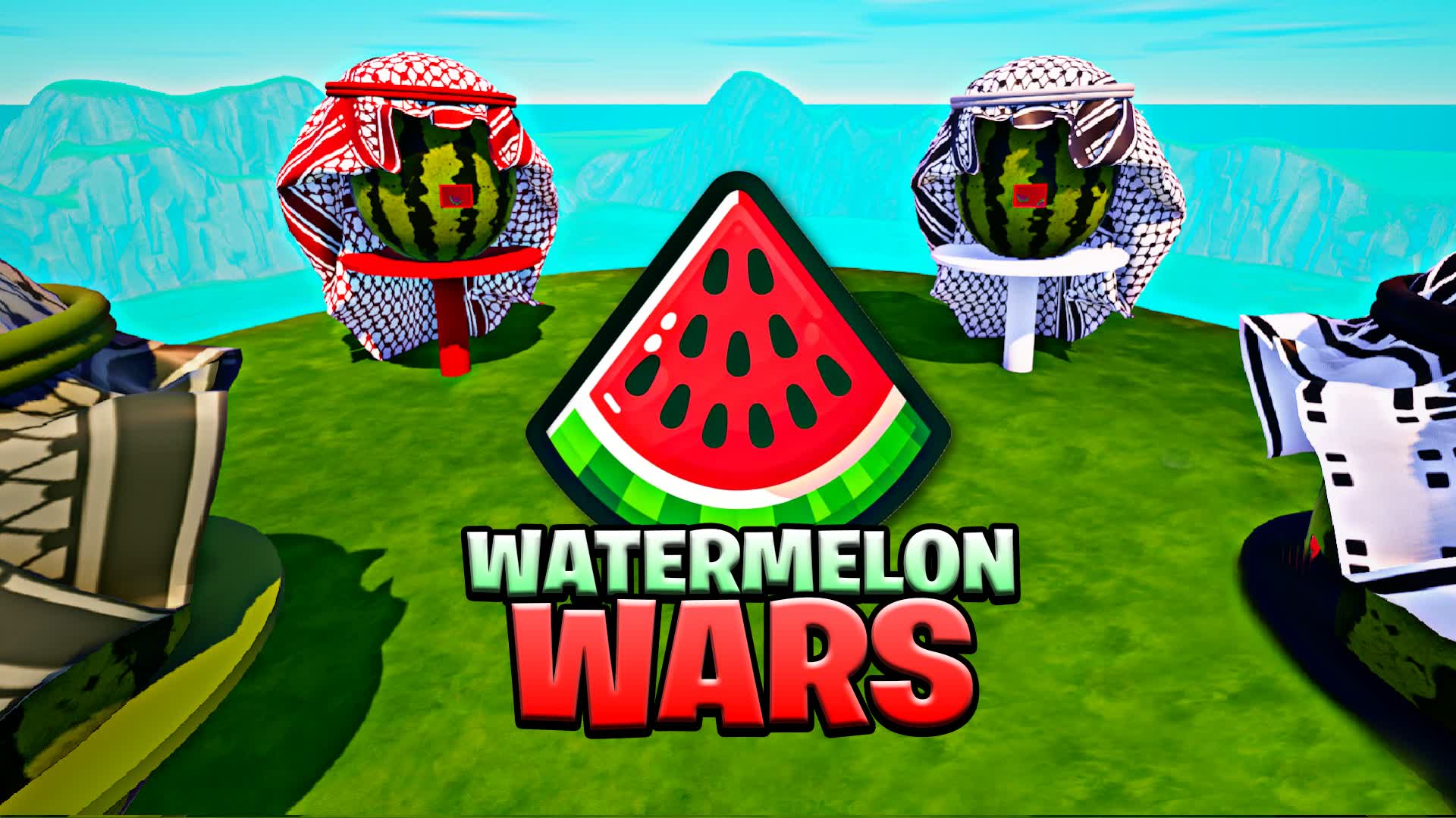 WATERMELON WARS 🍉 [ absorberyt ] – Fortnite Creative Map Code