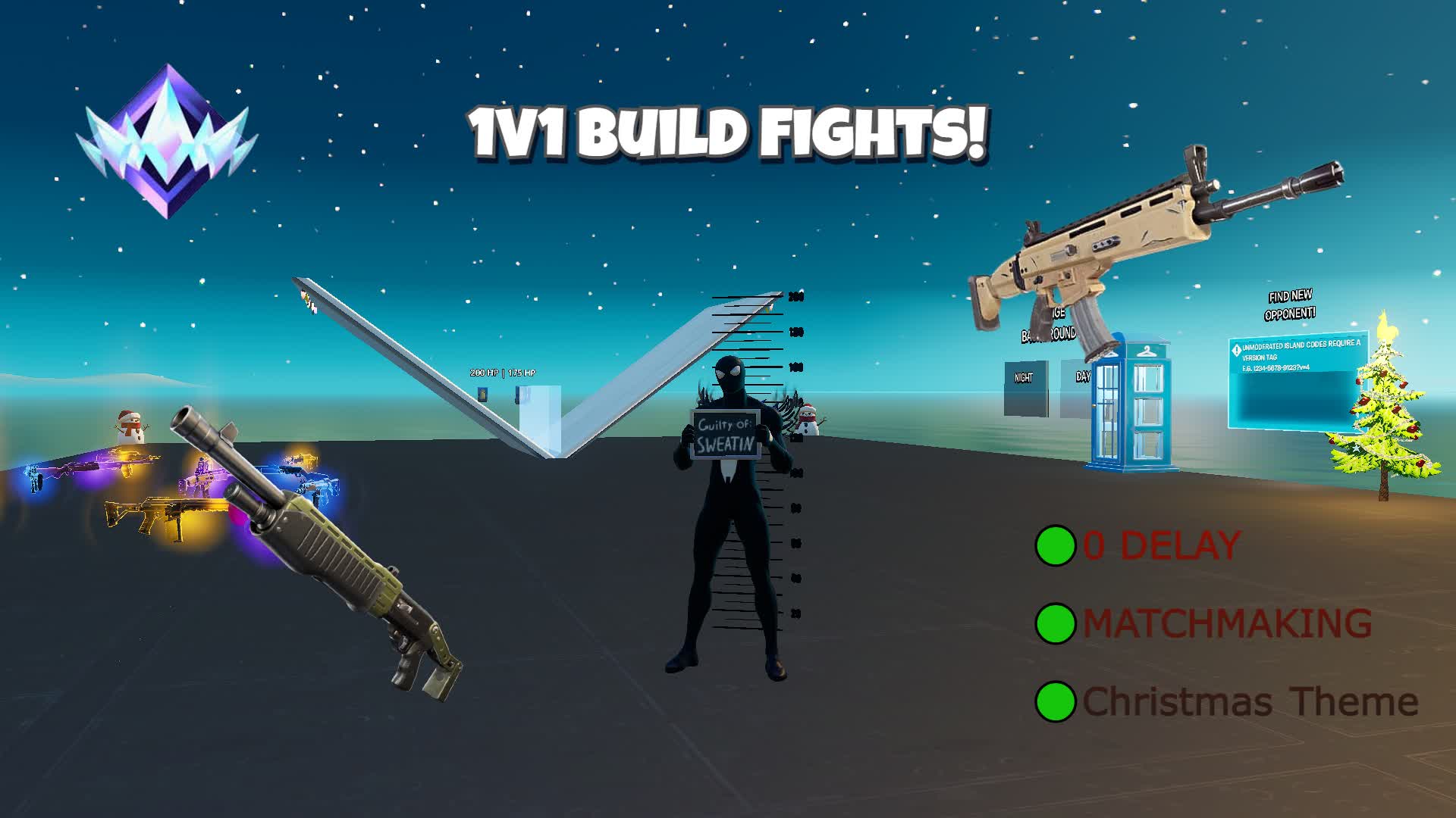 1v1 Build Fights! [ roaringturtle ] – Fortnite Creative Map Code