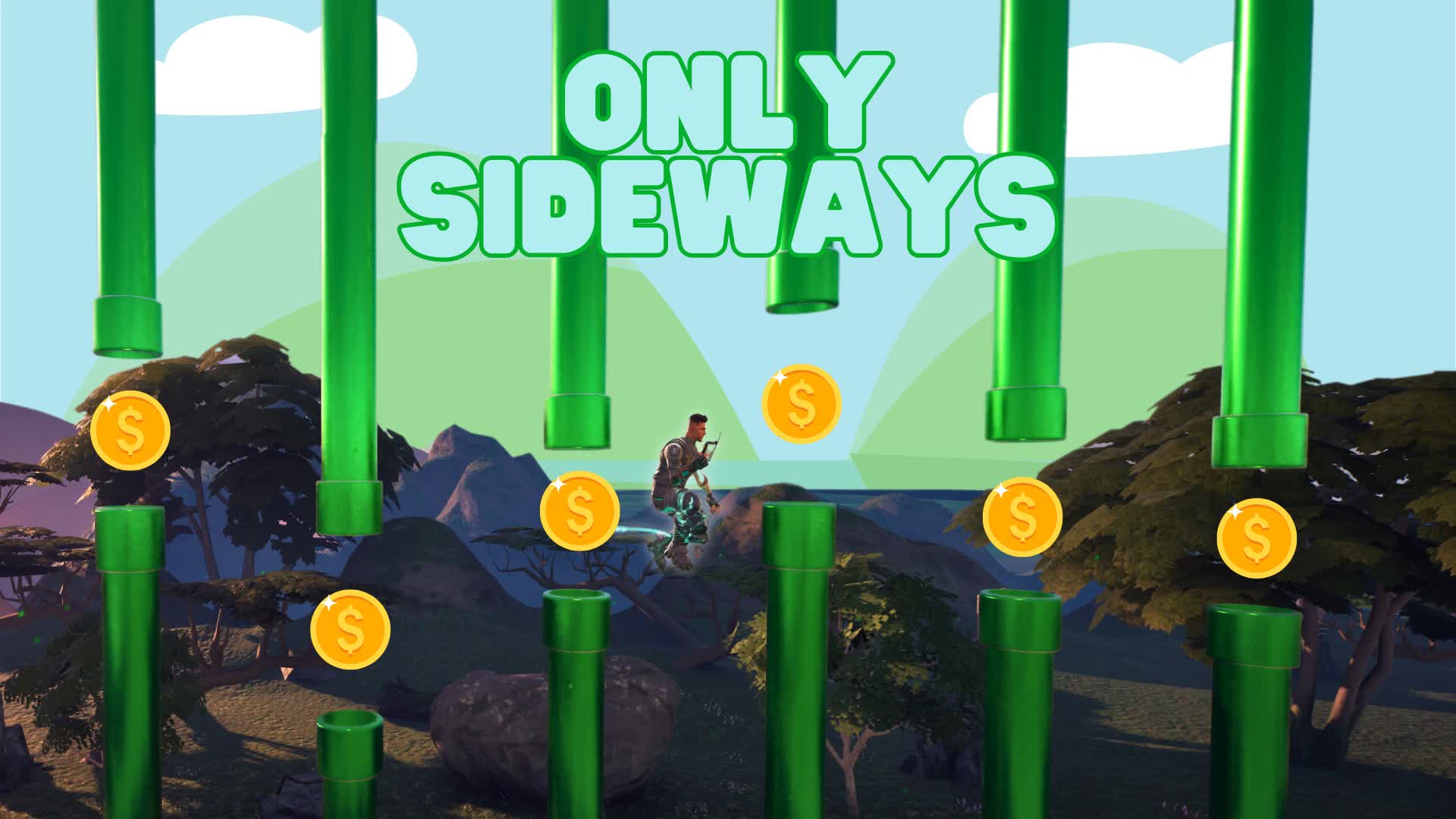 ONLY SIDEWAYS 👉 [ RojiPlays ] – Fortnite Creative Map Code