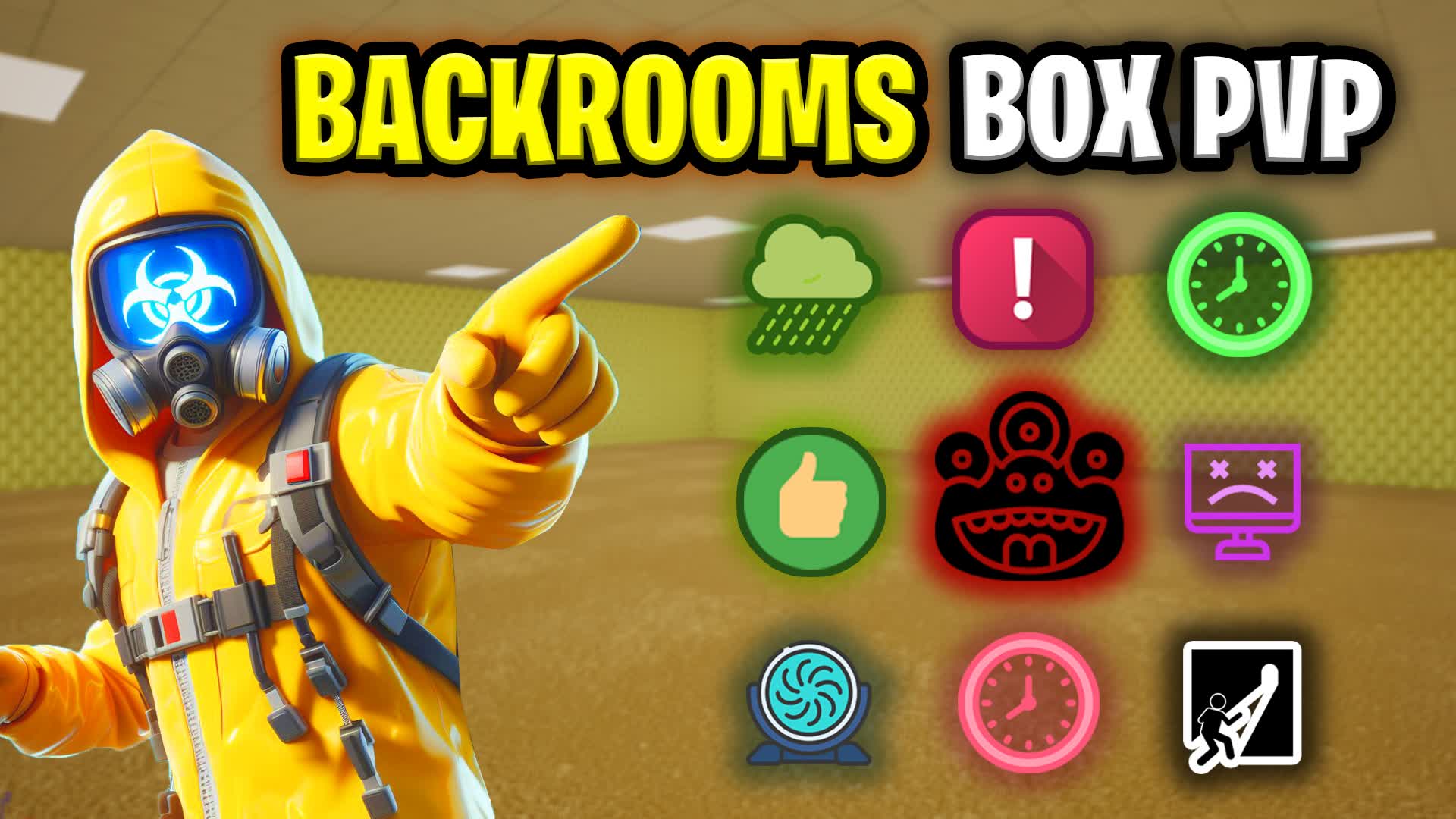 THE BACKROOMS BOX PVP 📦 [ angelcarusi ] – Fortnite Creative Map Code