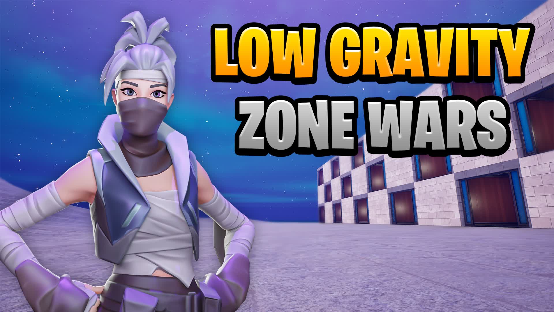 Low Gravity Zone Wars [ pinx ] – Fortnite Creative Map Code