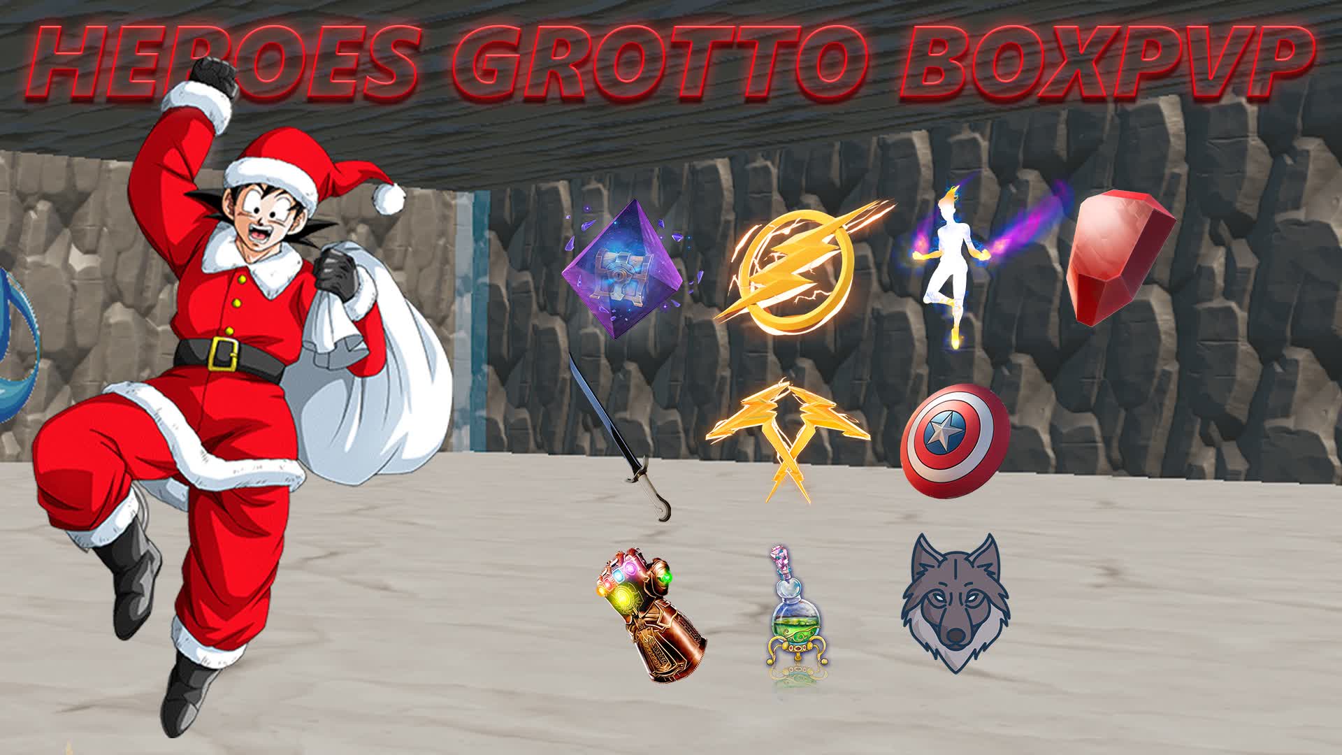 🎅🏻 HEROES GROTTO BOX PVP 📦 [ fnalex ] – Fortnite Creative Map Code