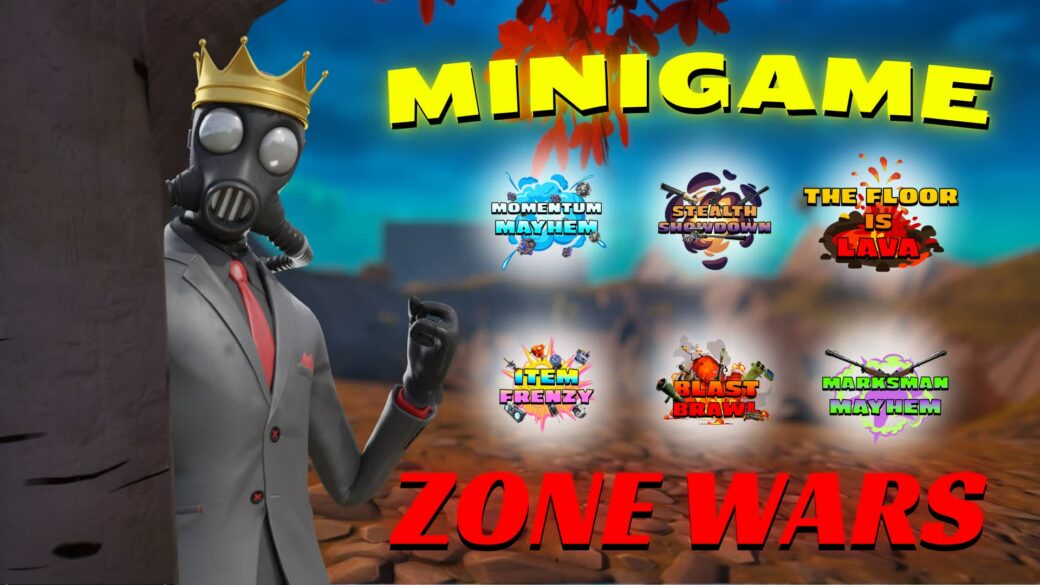 MINIGAME ZONE WARS ⭐ [ grin ] – Fortnite Creative Map Code