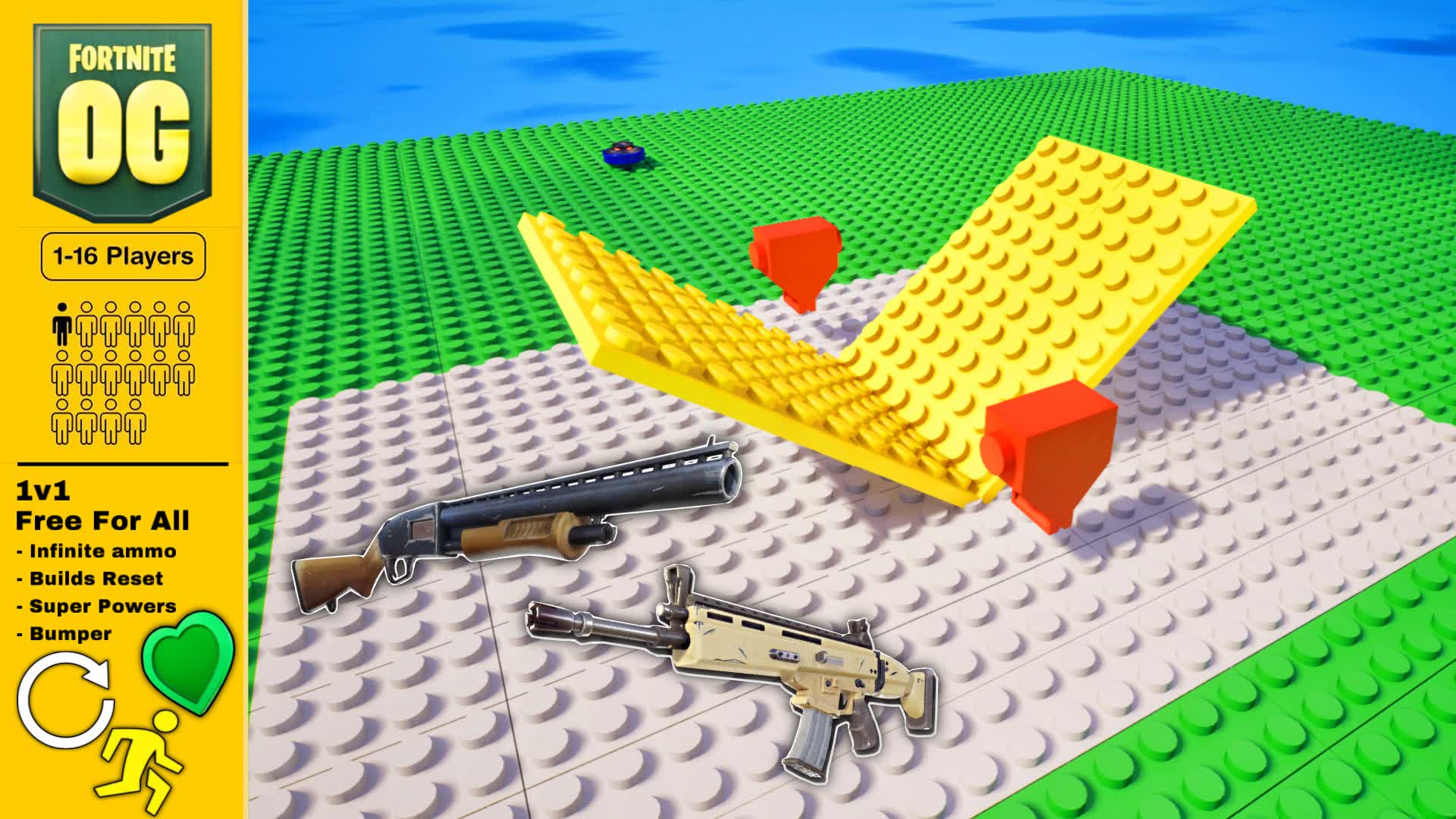 1V1 WITH ANY GUN [ devan_studios ] – Fortnite Creative Map Code