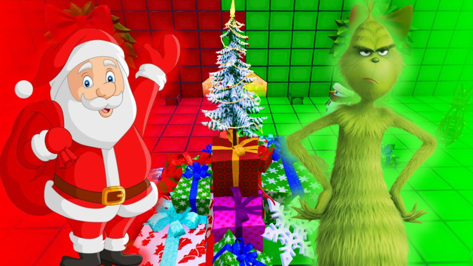 🎅 SANTA VS GRINCH 👽 [ imdiamond ] – Fortnite Creative Map Code
