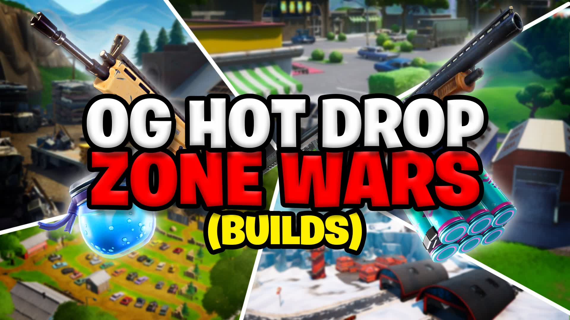 OG Hot Drop Zone Wars (Builds) [ sanchowest ] – Fortnite Creative Map Code
