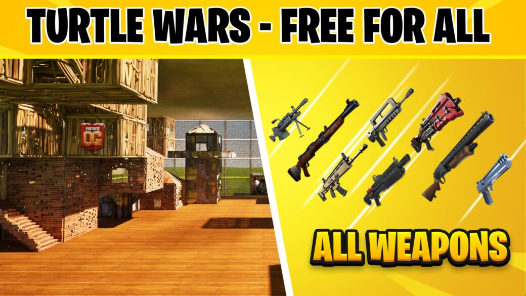 All OG Weapons - FFA [ yovico ] – Fortnite Creative Map Code