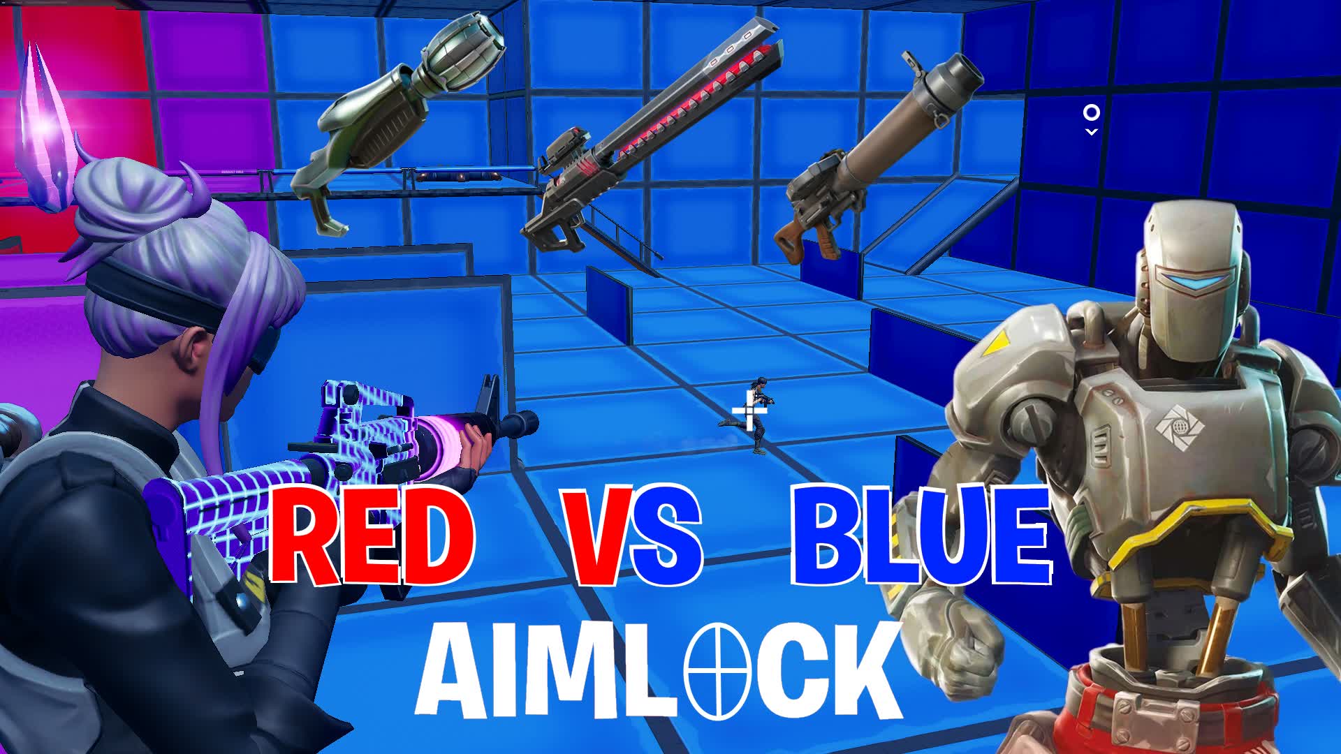 🎯AIMLOCK Red VS Blue [ 009_dreamscape ] – Fortnite Creative Map Code