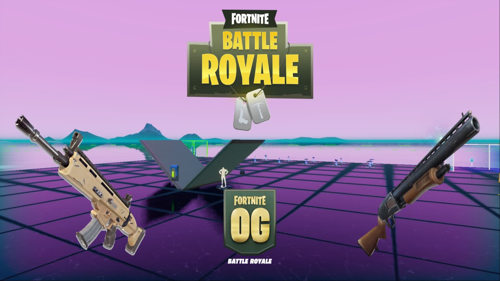 OG 1V1 WITH OG GRAPHICS AND GUNS [ qnb ] – Fortnite Creative Map Code