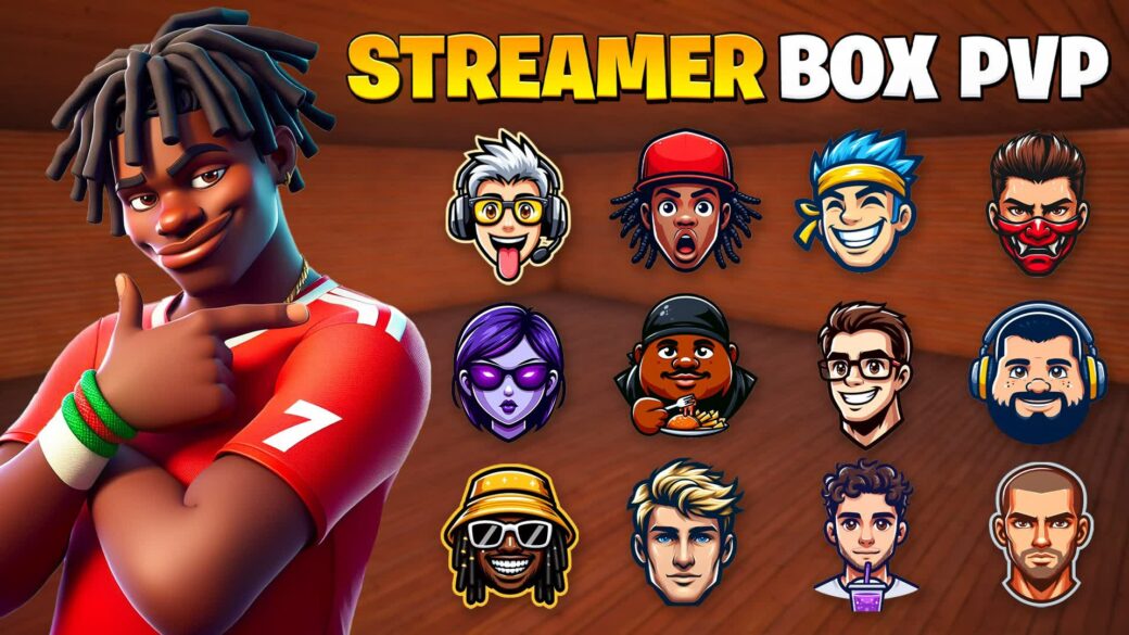 🎥 Streamer Box PvP 📦 [ minho ] – Fortnite Creative Map Code