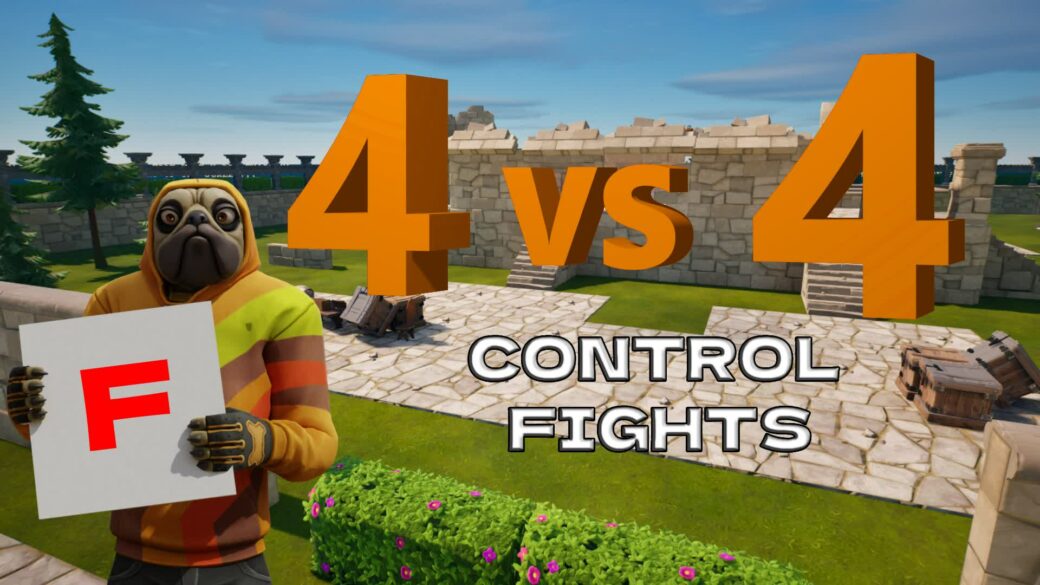 4 vs 4 Control Fights [ itssharkz ] – Fortnite Creative Map Code