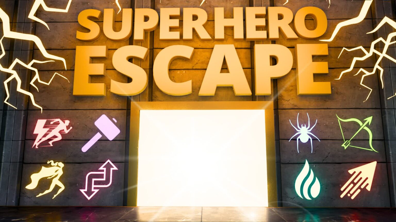 SUPERHERO ESCAPE ROOM [ johnnyblueprint ] – Fortnite Creative Map Code