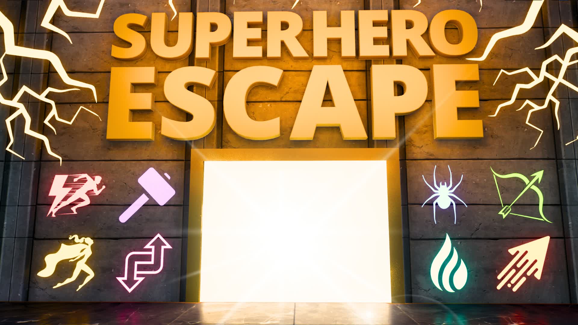 SUPERHERO ESCAPE ROOM [ johnnyblueprint ] – Fortnite Creative Map Code