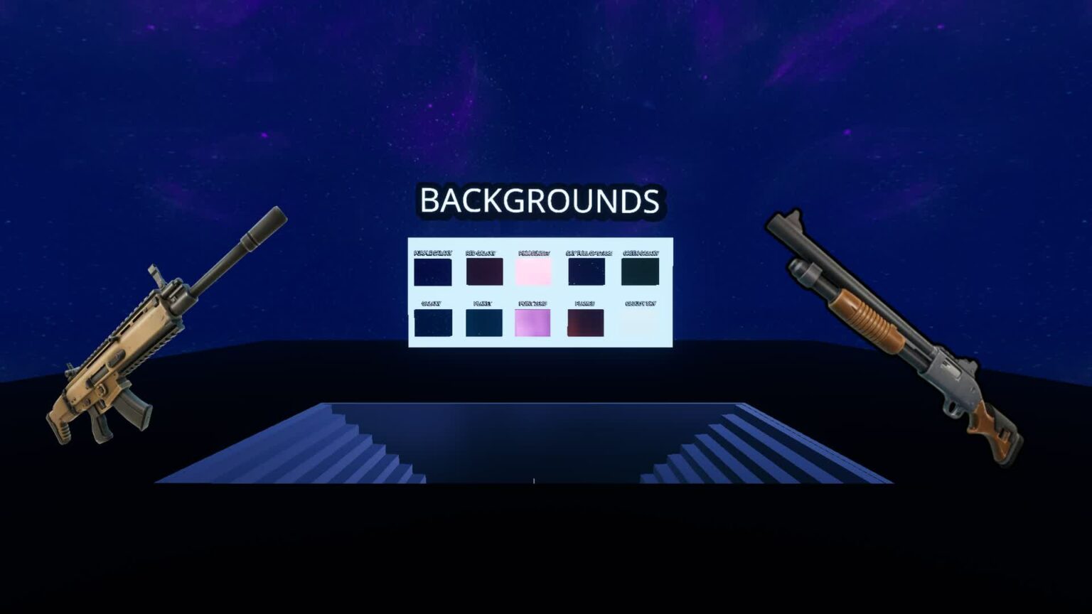 🔫NEW GUNS🔫 1V1 10+ BACKGROUNDS [ mikiaxel ] – Fortnite Creative Map Code