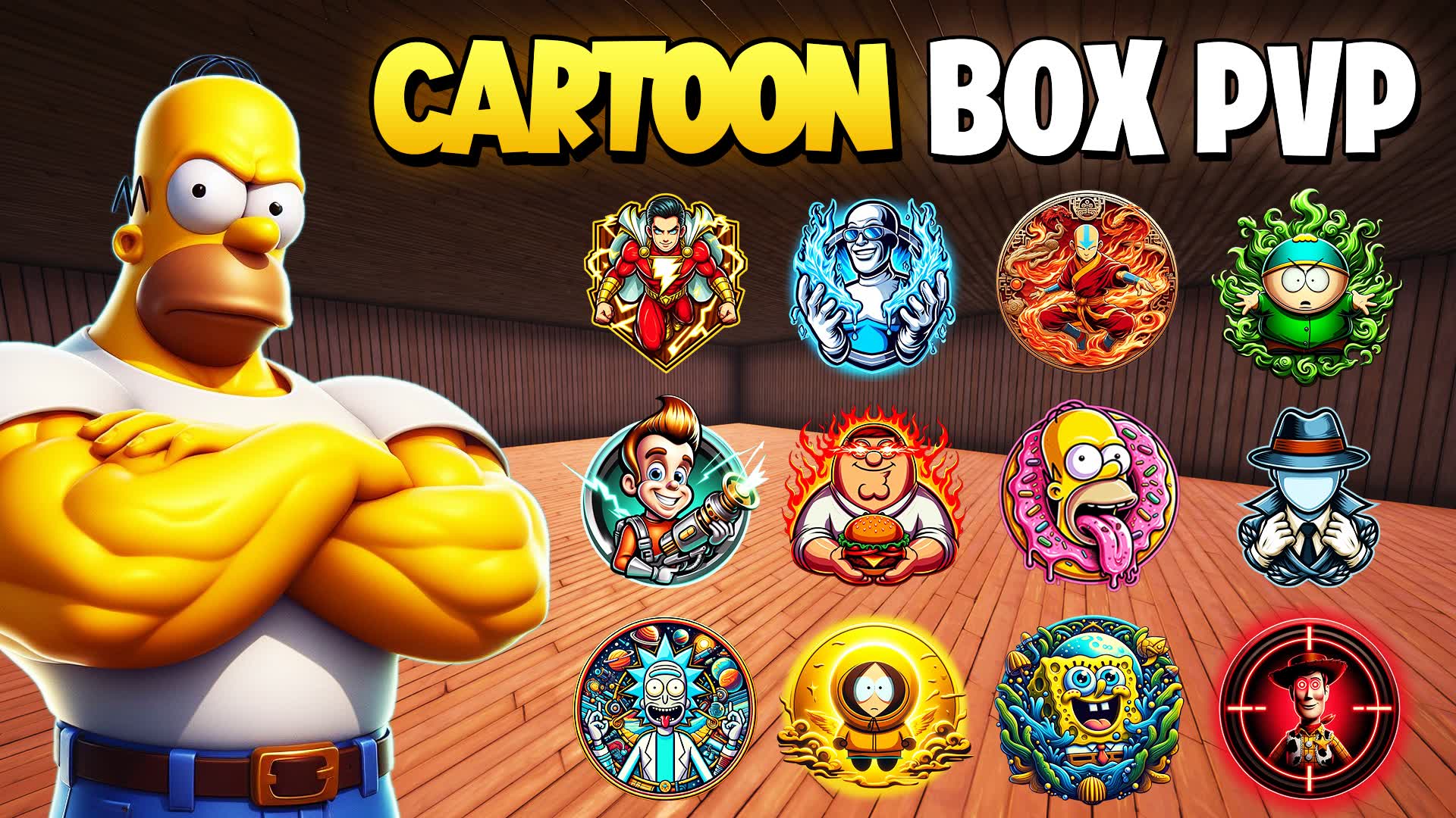 CARTOON BOX PVP 📦 [ zachology ] – Fortnite Creative Map Code