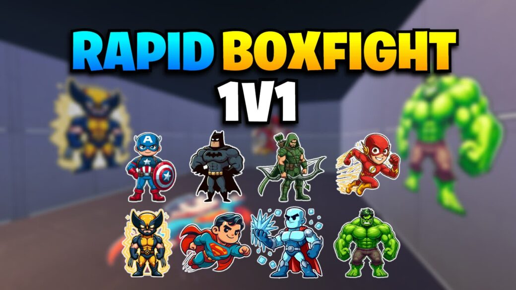RAPID HEROES BOXFIGHTS 1V1 📦 [ pulz ] – Fortnite Creative Map Code