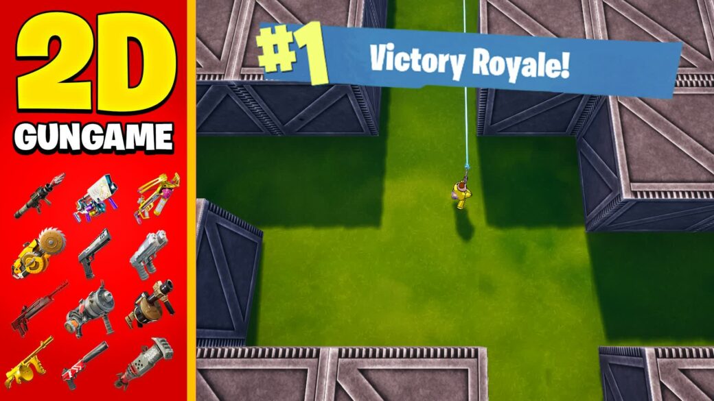 2D FORTNITE AIMB0T GUN GAME [ maxdy ] – Fortnite Creative Map Code
