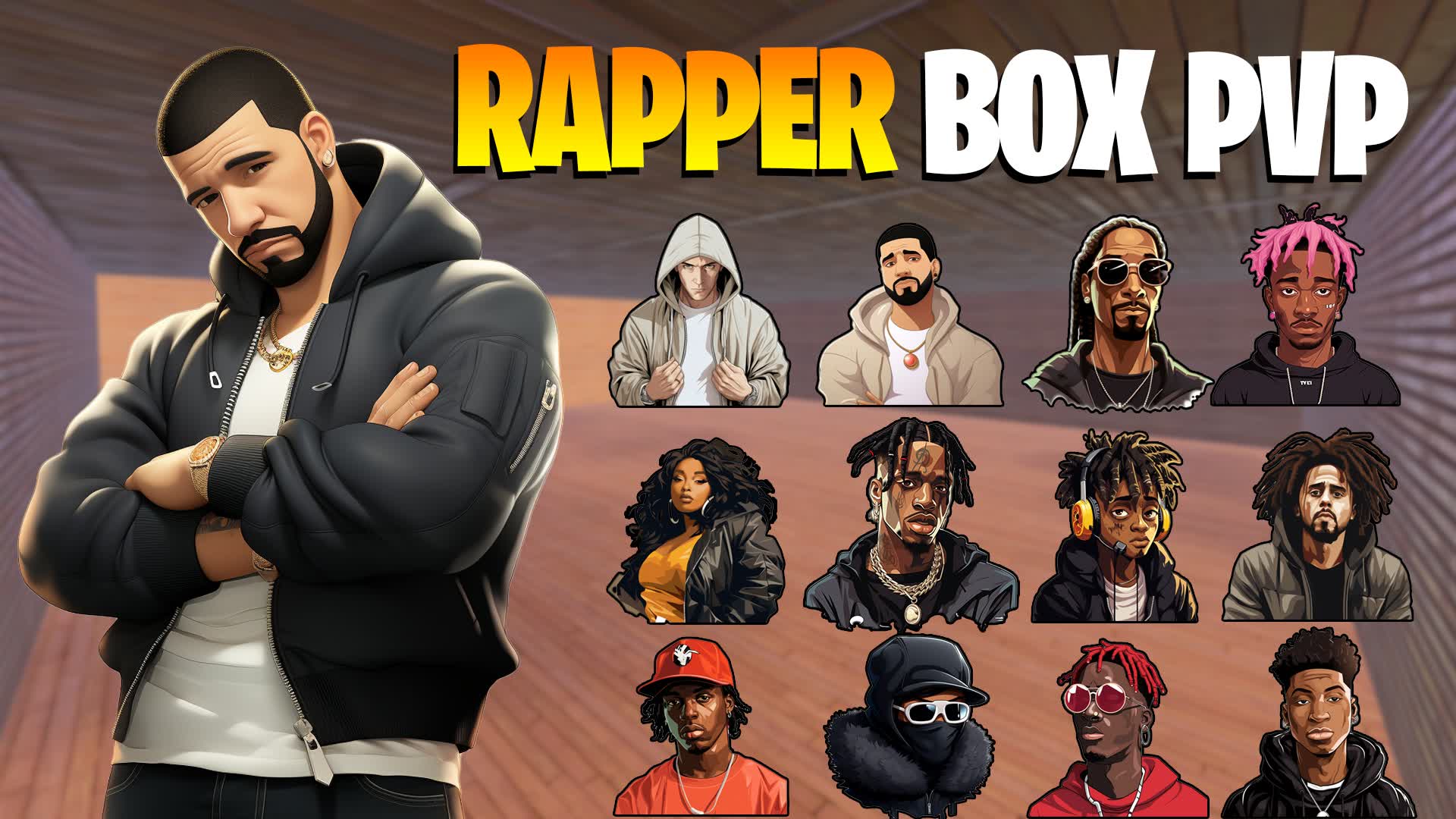 🎤Rapper Box PvP📦 [ otto ] – Fortnite Creative Map Code
