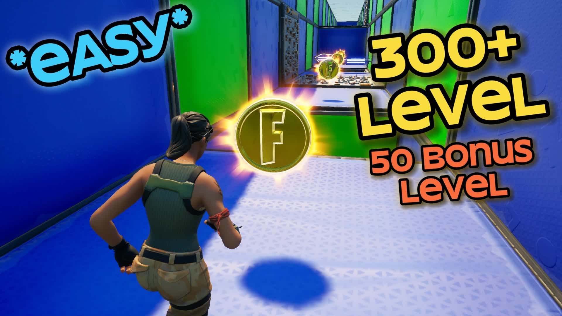 ⭐ EASY DEATHRUN 300+ LEVEL [ rb26 ] – Fortnite Creative Map Code