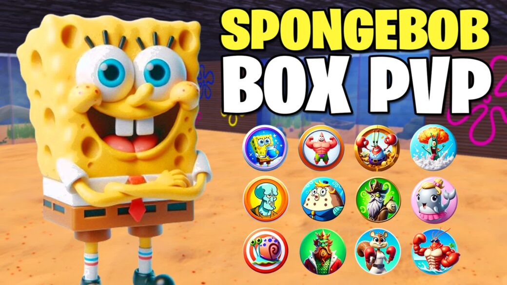 🧽 SPONGEBOB BOX PVP 📦 [ vopa ] – Fortnite Creative Map Code