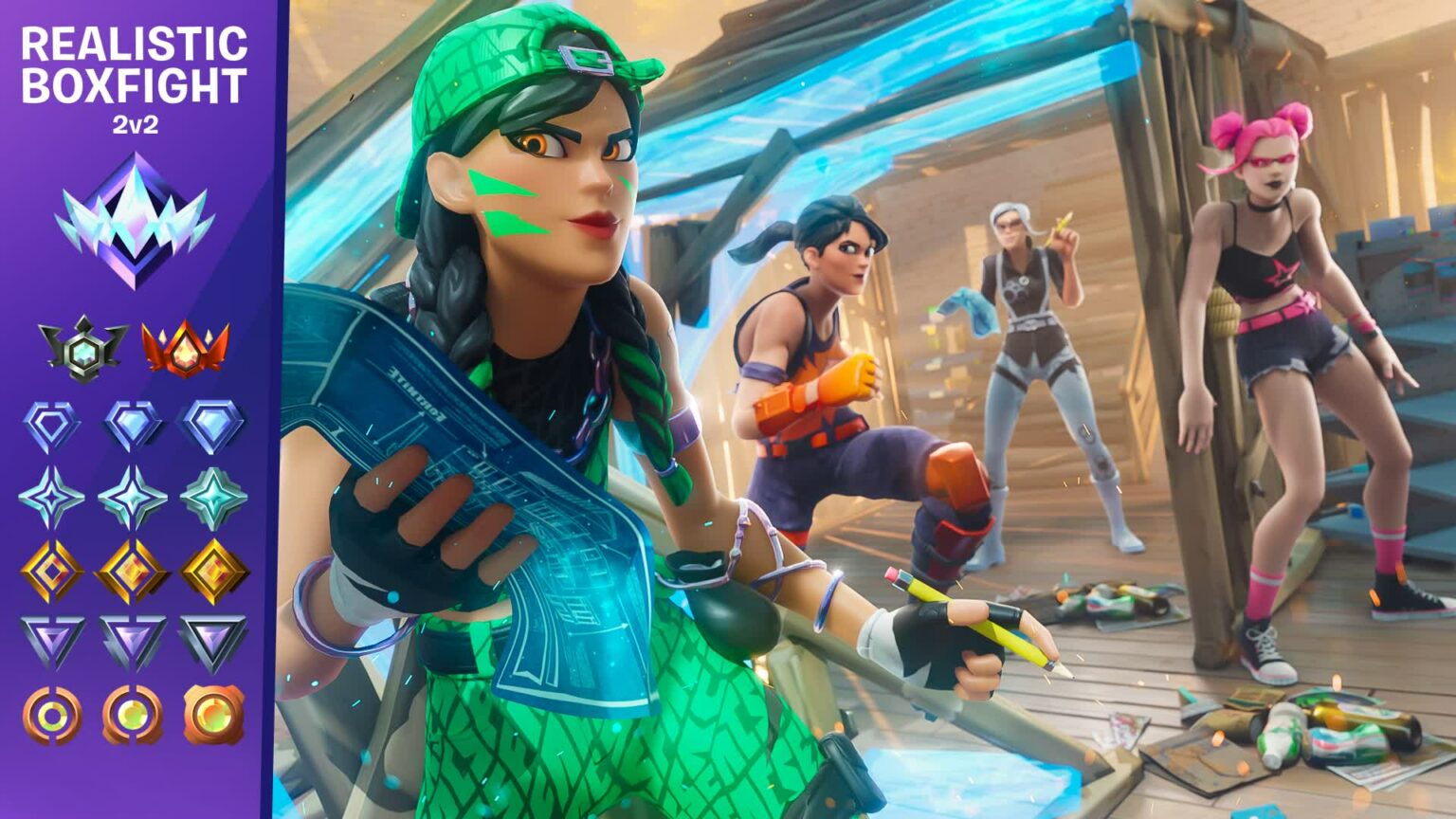 Ranked Realistic (2v2) [ Finest ] – Fortnite Creative Map Code