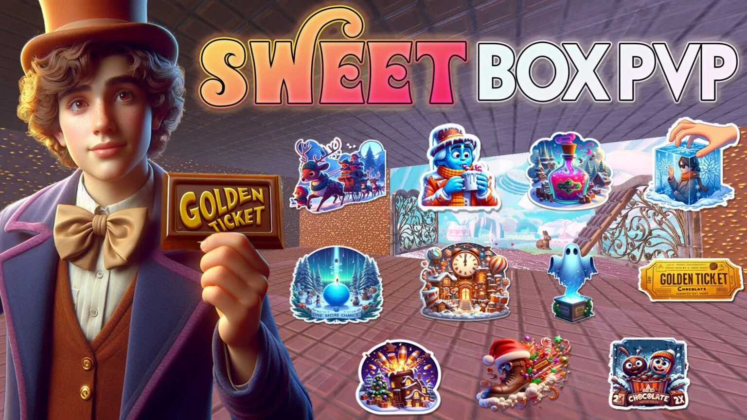 SWEET BOX PVP 🍫🍭 [ zmeurica ] – Fortnite Creative Map Code