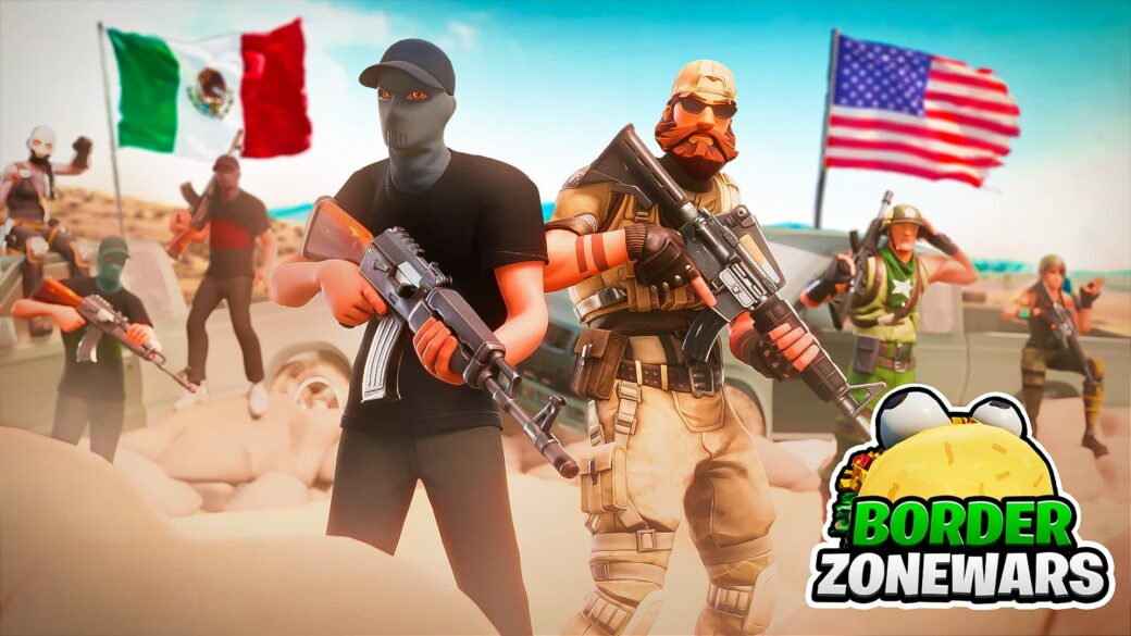 THE BORDER ZONEWARS 🌮 [ crazyggs ] – Fortnite Creative Map Code