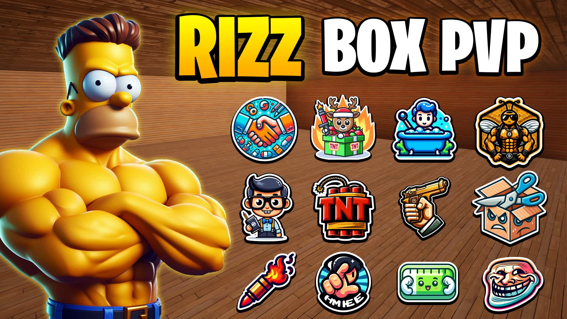 RIZZ 😏 BOX PVP 📦 [ swany-fn ] – Fortnite Creative Map Code