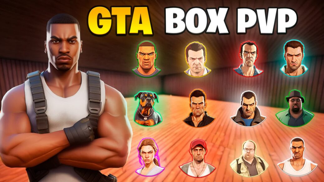 GTA BOX PVP 📦 [ cheerz ] – Fortnite Creative Map Code