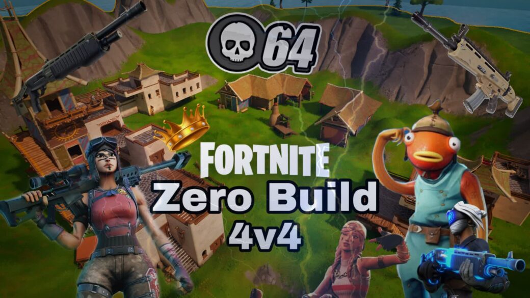 Fight 4v4 Zero Build [ 99g ] – Fortnite Creative Map Code