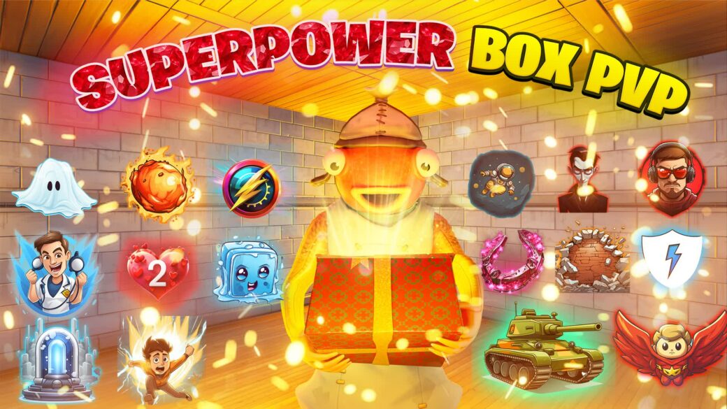 🦸SUPERPOWER BOX PVP📦 [ yurii ] – Fortnite Creative Map Code