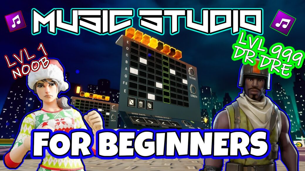 MUSIC STUDIO FOR BEGINNERS [ lil-wikipedia ] – Fortnite Creative Map Code