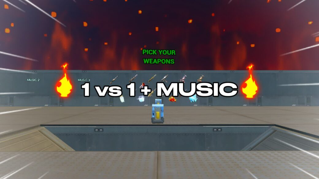 1V1 WITH MUSIC🔥🎶 [ rupix ] – Fortnite Creative Map Code