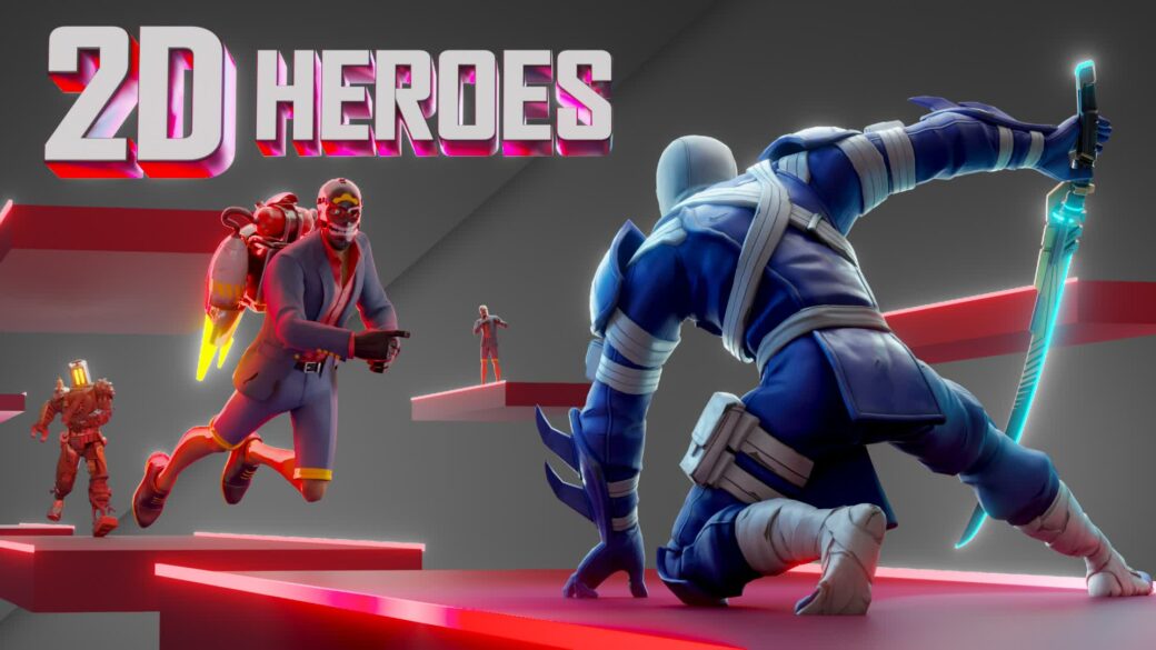 2D HEROES - RED VS BLUE [ philly_co-op ] – Fortnite Creative Map Code