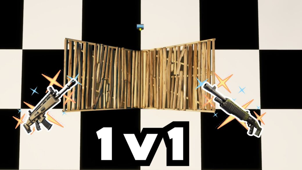 1v1 - BLACK AND WHITE [ mend ] – Fortnite Creative Map Code