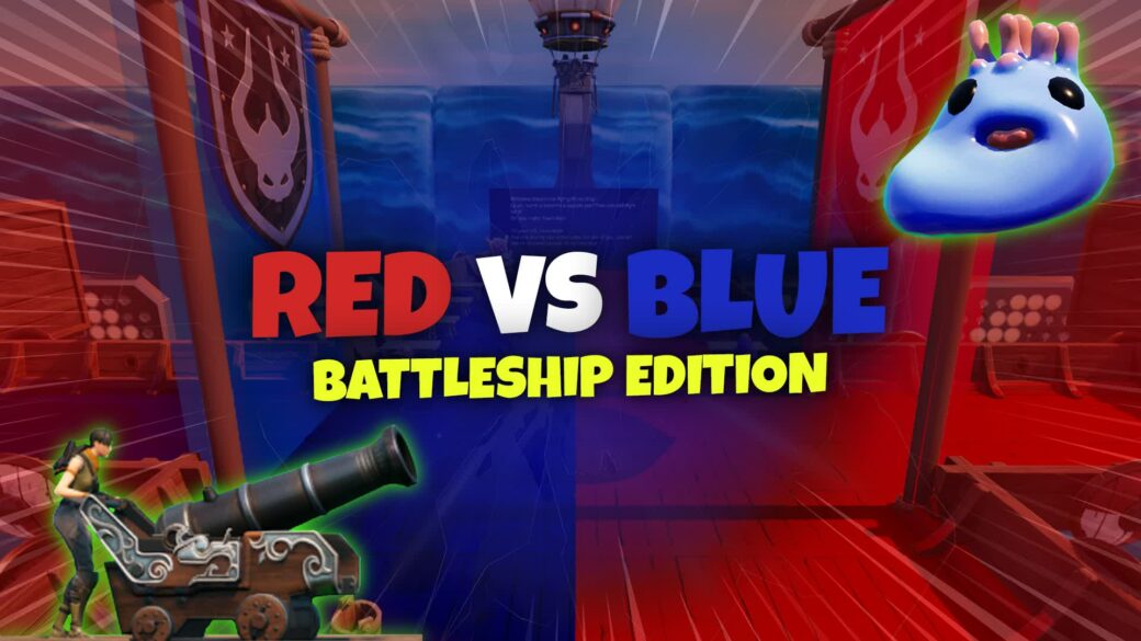 1v1 Red VS Blue: BATTLESHIP EDITION! [ untoldgames ] – Fortnite Creative Map Code