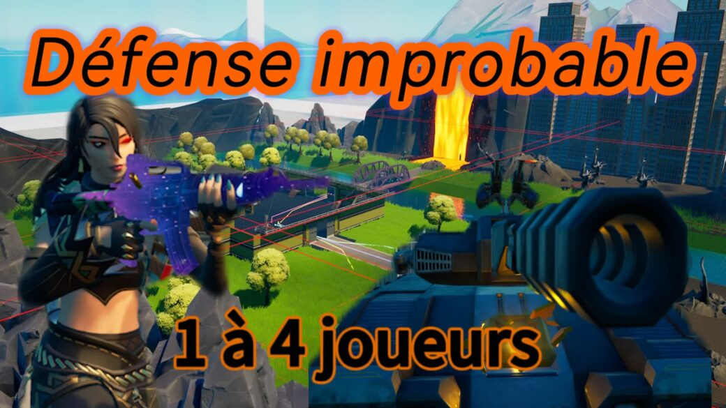Défense improbable [ noirx ] – Fortnite Creative Map Code