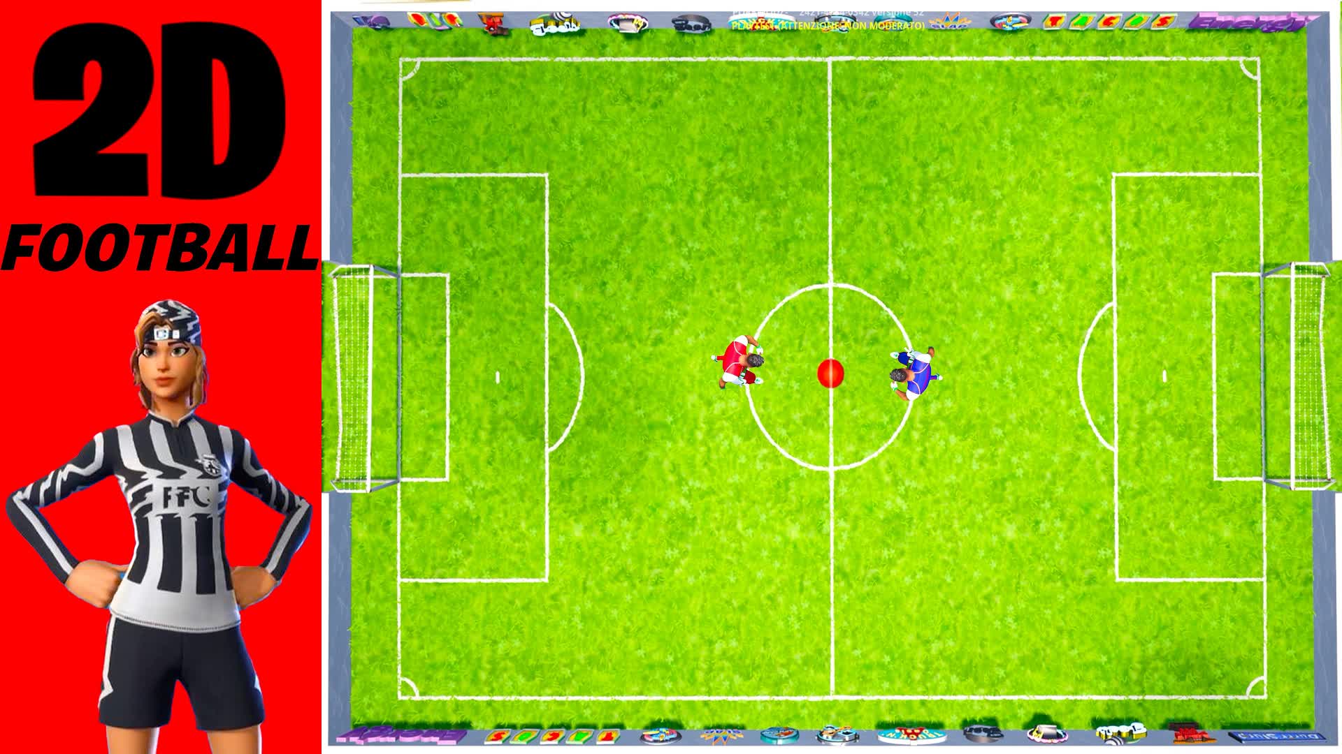 2D FOOTBALL [ porkmodz ] – Fortnite Creative Map Code