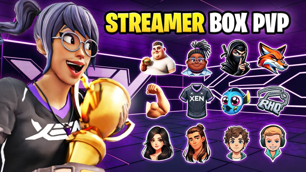 🤳STREAMER BOX PVP📦 [ xengg ] – Fortnite Creative Map Code