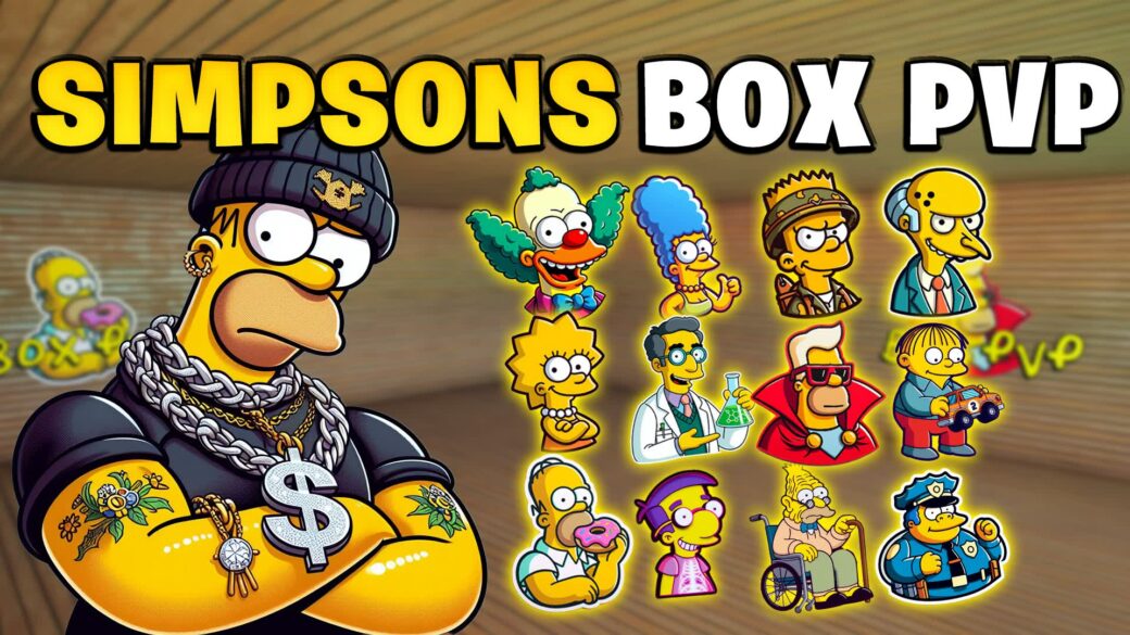 SIMPSONS Box PVP 🍩 [ zernacreations ] – Fortnite Creative Map Code