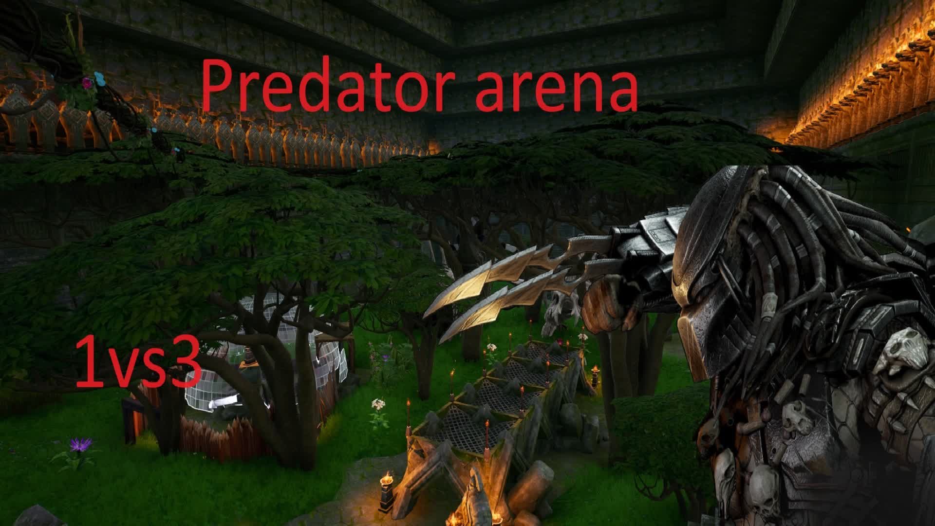 Predator Arena 1vs3 [ eggmann ] – Fortnite Creative Map Code
