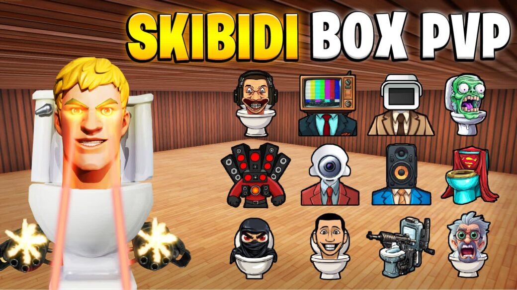 SKIBIDI BOX PVP📦 [ chreekz ] – Fortnite Creative Map Code